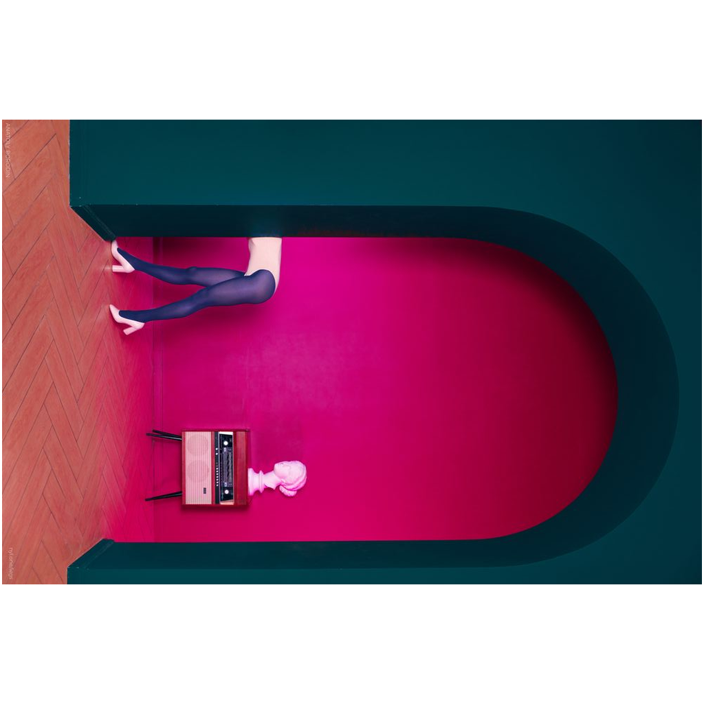 Carolina Kris Blue Tights Poster – Pinup Central