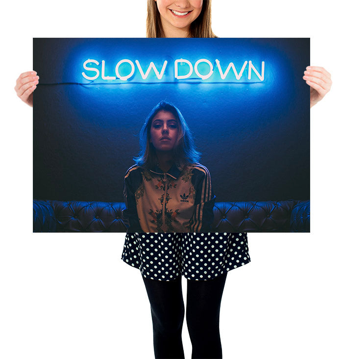 Slow Down Girl Poster – Pinup Central